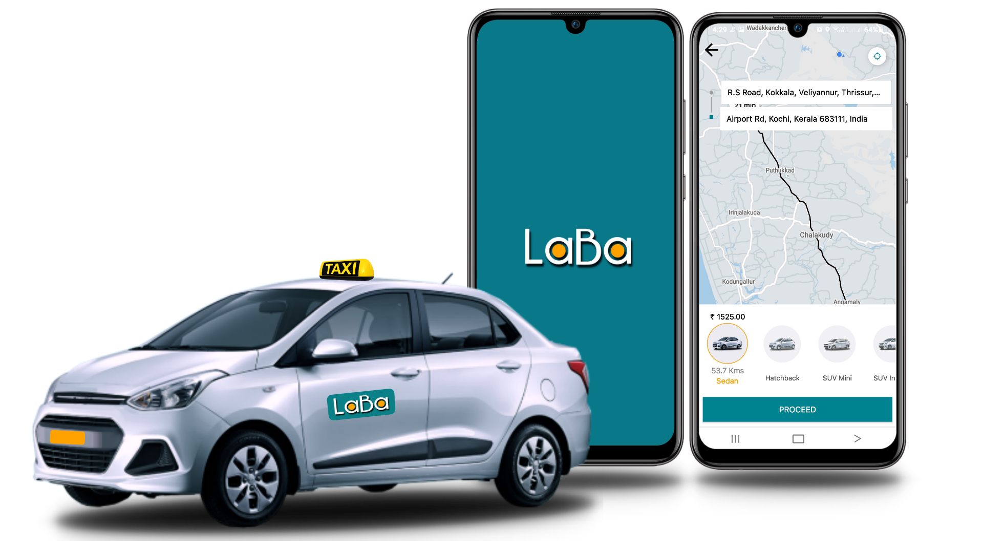 LaBa Auto & Taxi Services In Thrissur